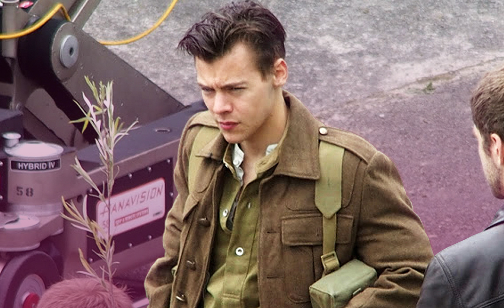 Harry Styles , Harry stands to attention for his acting debut!